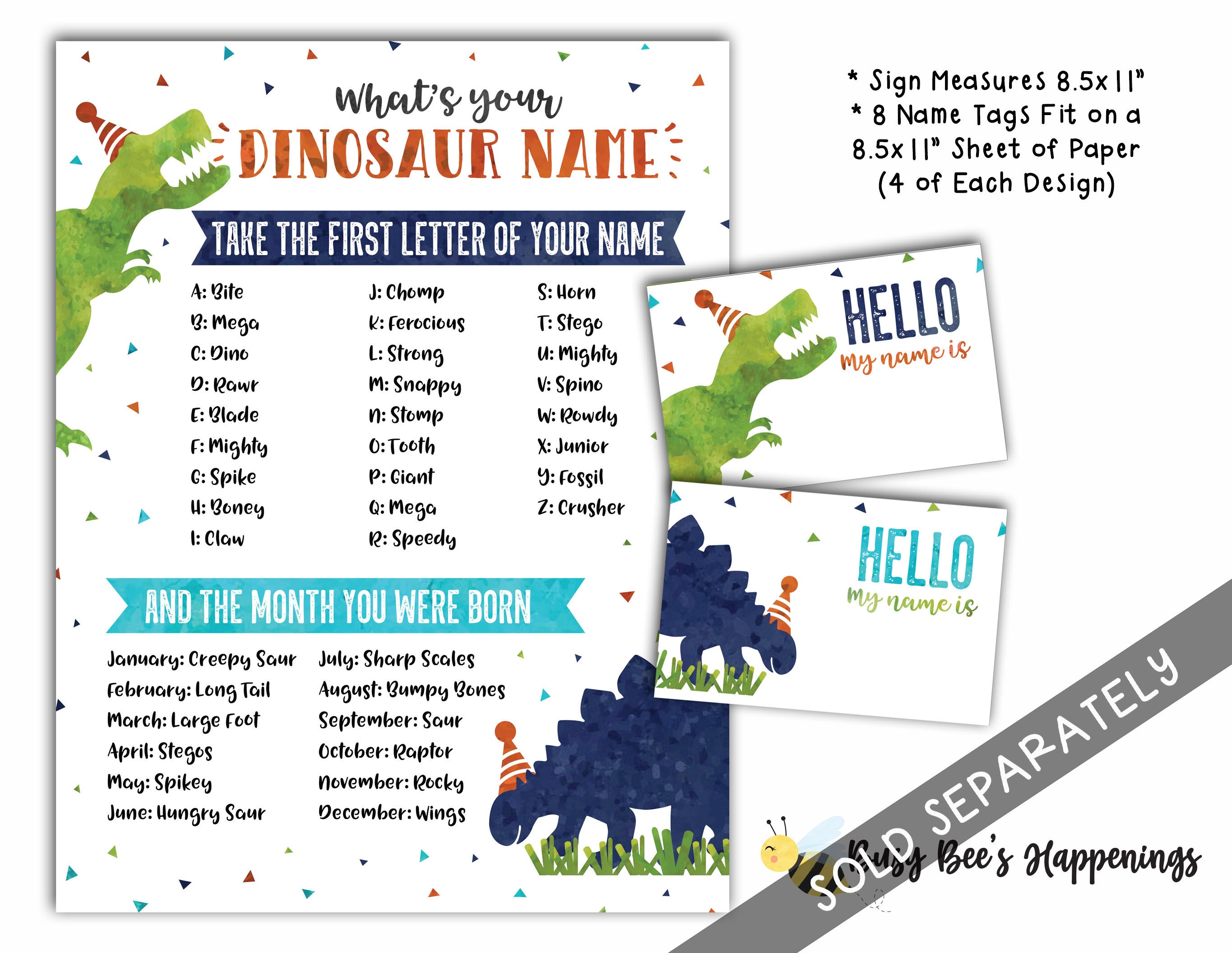 Dinosaur Birthday Decorations Dinosaur Birthday Sign Dinosaur | Etsy