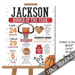 Personalized Rookie of the Year Basketball Theme Basketball Birthday ...