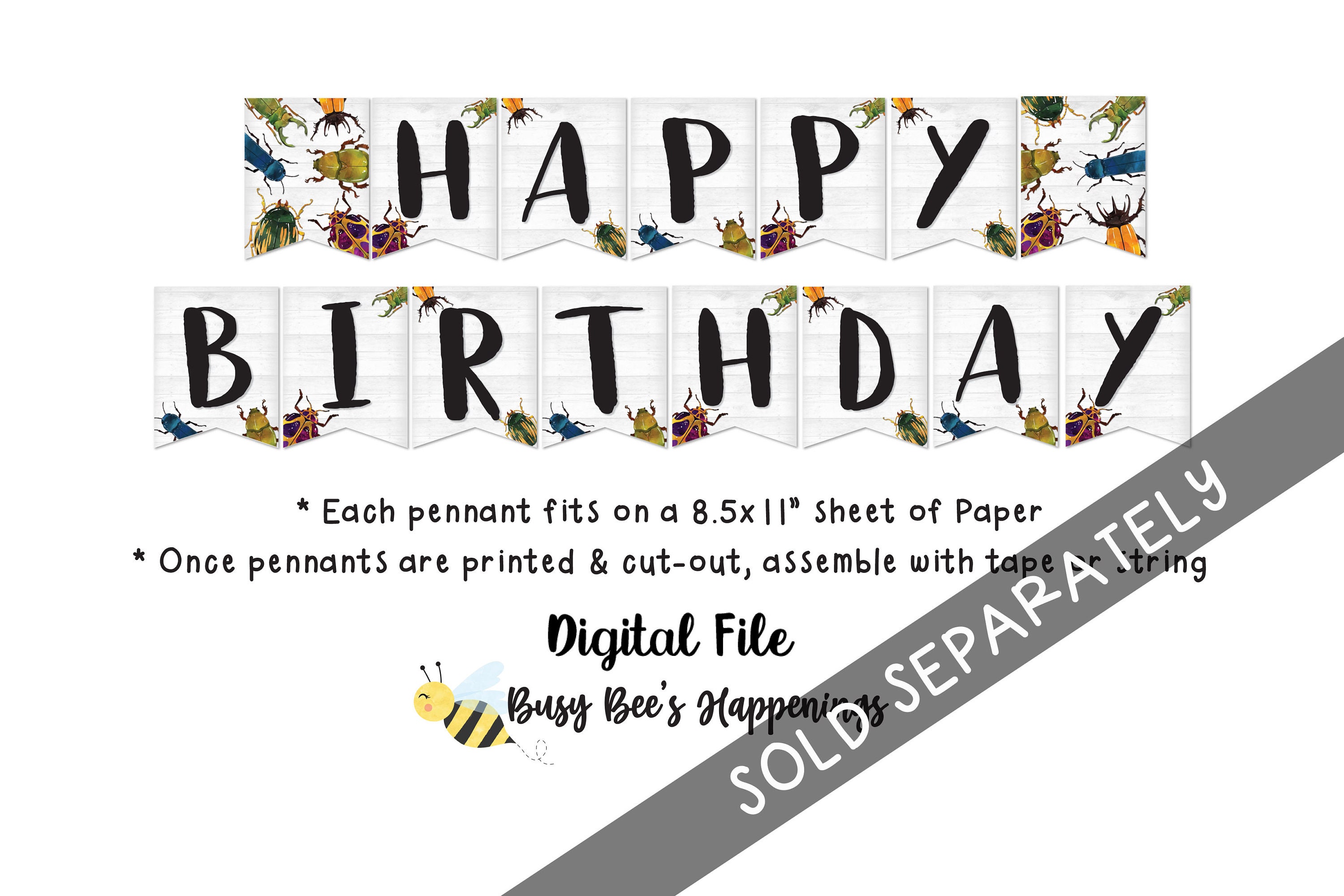 Bug Birthday Invitation Bug Party Birthday Invite Bug - Etsy