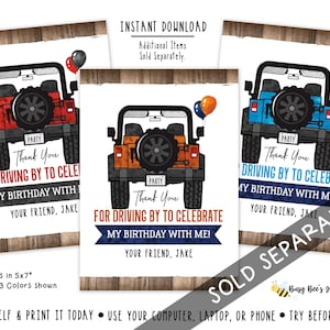 OFF ROAD TRUCK Birthday Invitation Four Wheeler Invite 4x4 Birthday ...