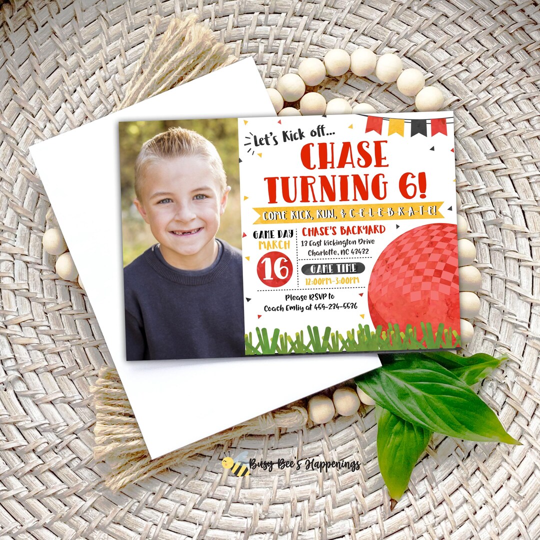 Dodgeball Birthday Invitation, Editable Dodge Ball Birthday Invitation ...