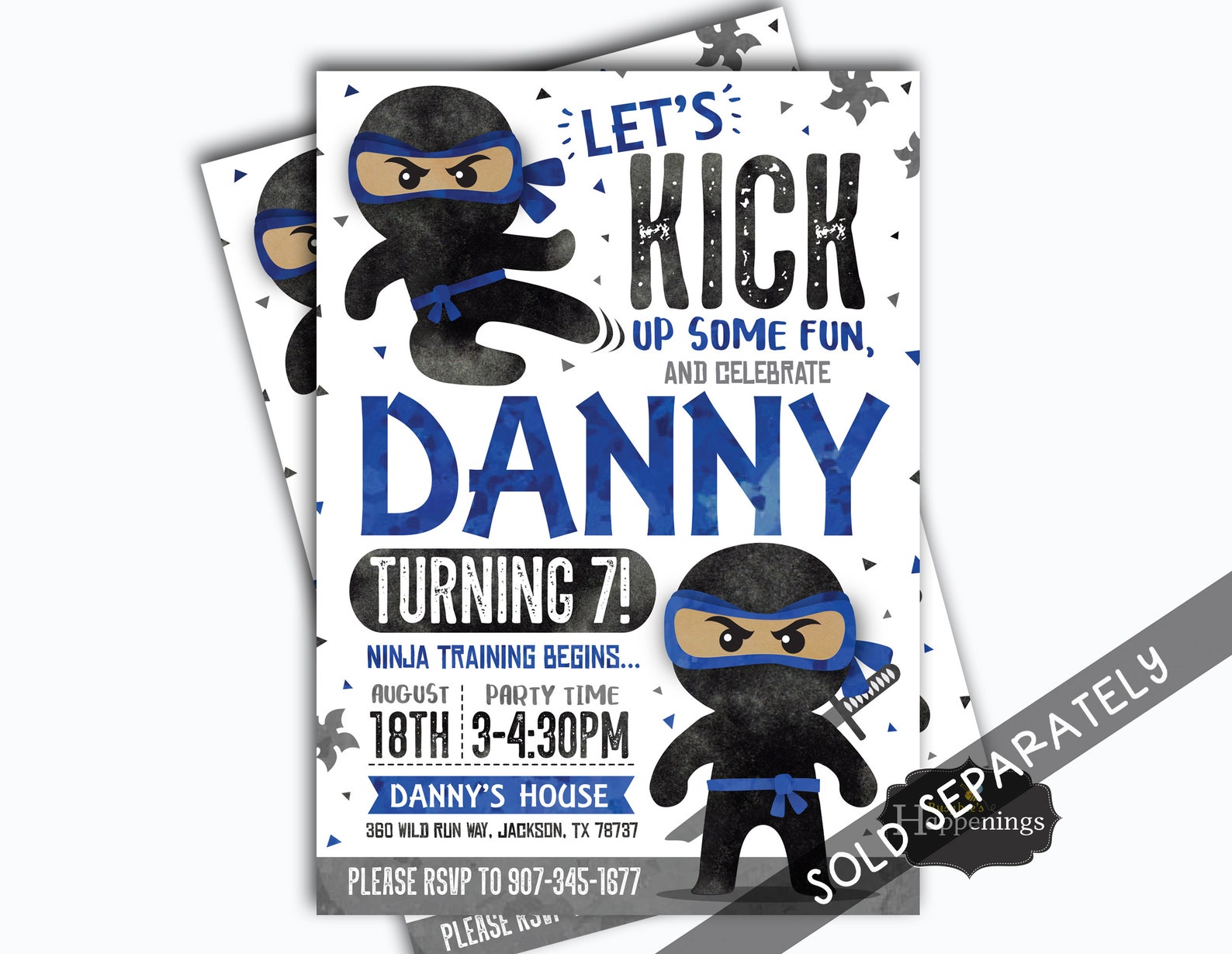 Ninja Favor Tags Ninja Birthday Party Ninja Goodie Bags | Etsy