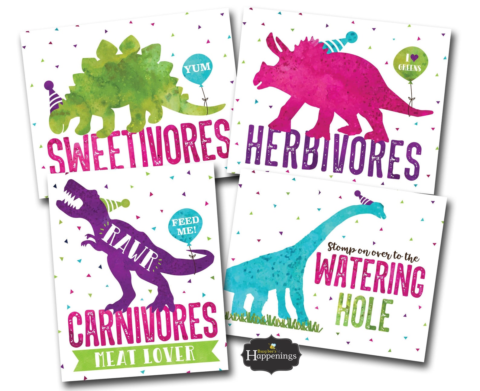 Girl Dinosaur Birthday Decorations Dinosaur Birthday Signs - Etsy