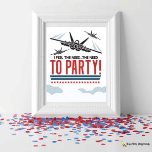 Jet Birthday Party Signs: Pilot Theme Decor (PDF) Top One Birthday ...