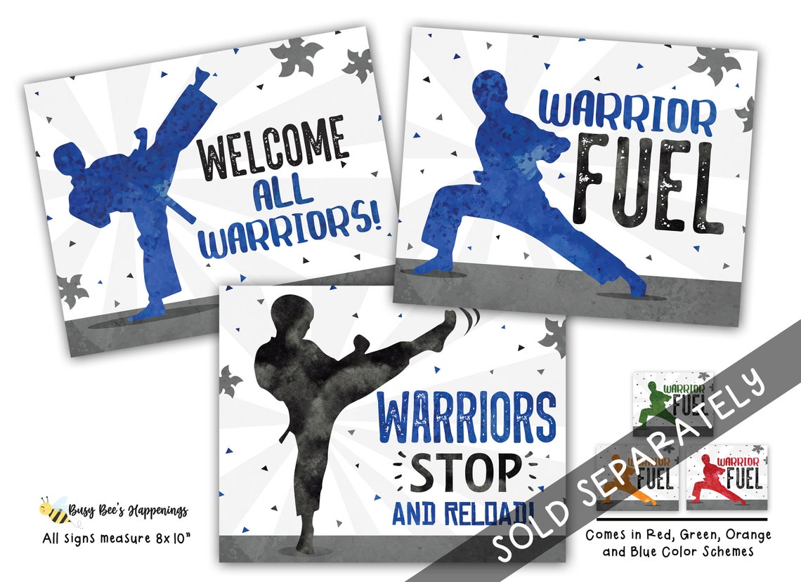 Karate Birthday Thank You Karate Party Thank You Ninja - Etsy