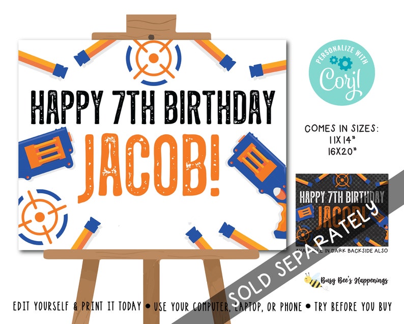 Dart Party Signs Dart Battle Party Signs Dart War Signs Dart - Etsy