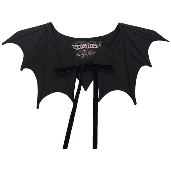 Black Bat Collar - Etsy
