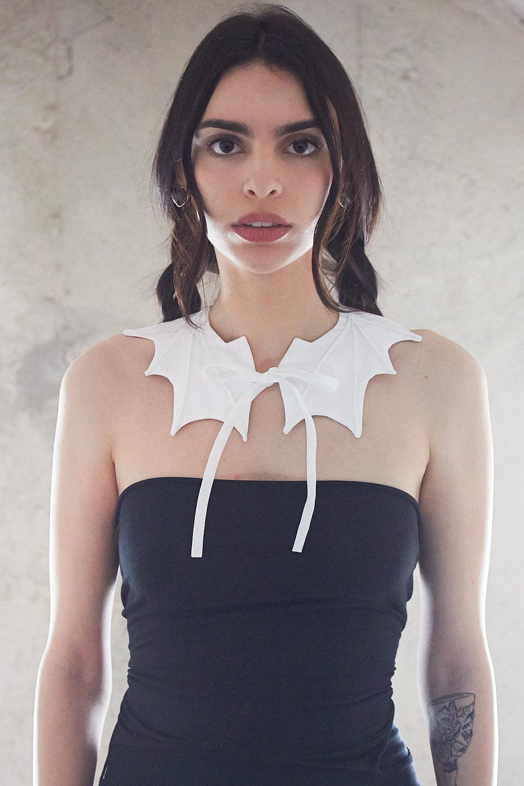 White Bat Collar - Etsy