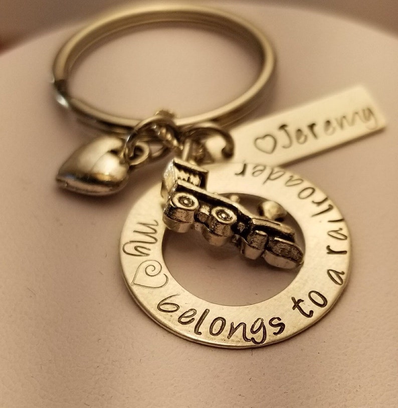 Train Railroader Wife Key Chain Train Engineer Railroad - Etsy