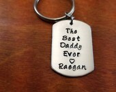 Best Daddy Key Chain Father's Day Gift the Best Daddy - Etsy