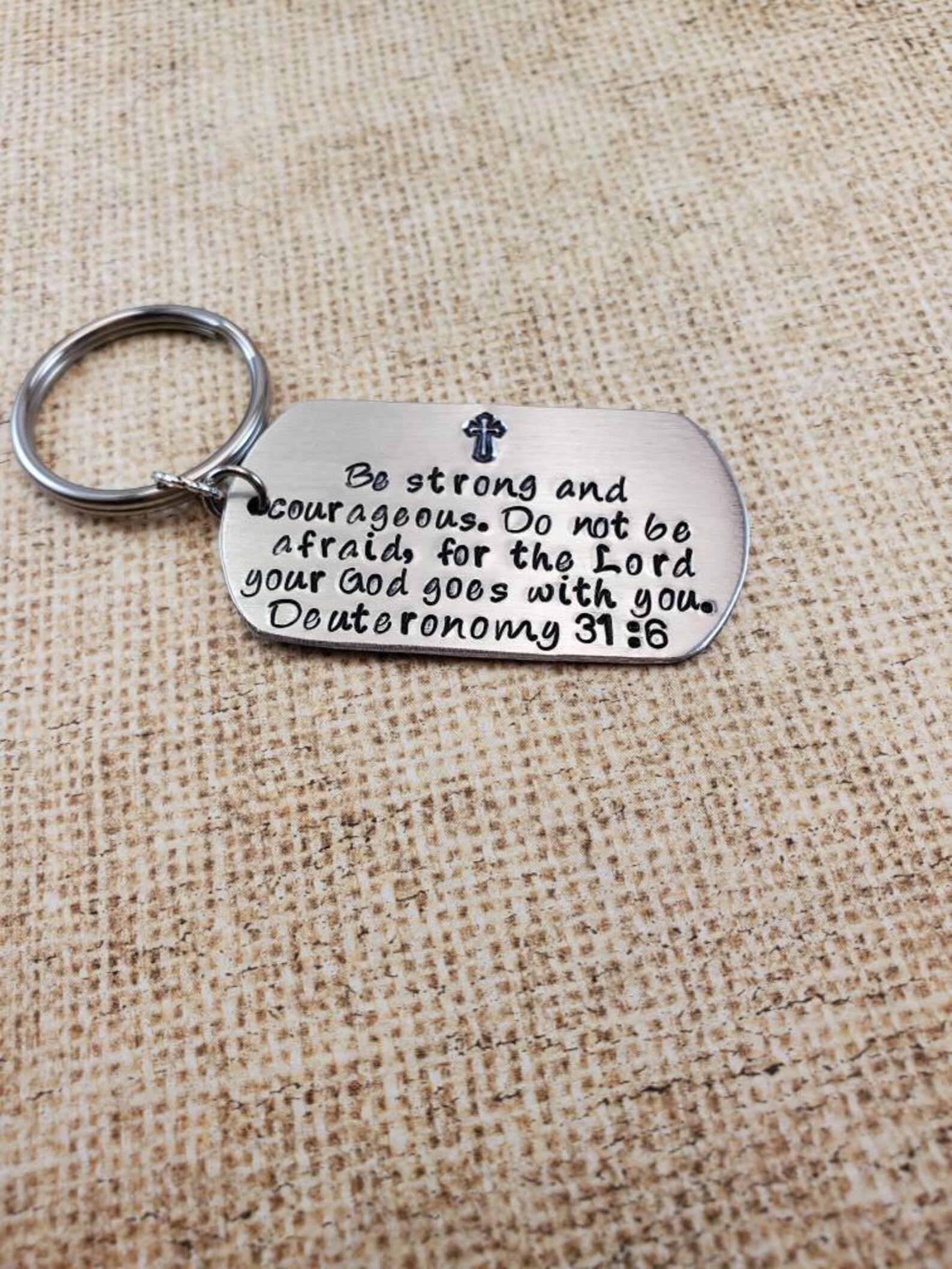Deuteronomy 31:6 Bible Verse Jewelry Confirmation Gift - Etsy