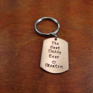 Best Daddy Key Chain, Father's Day Gift, the Best Daddy Ever, Gift for ...