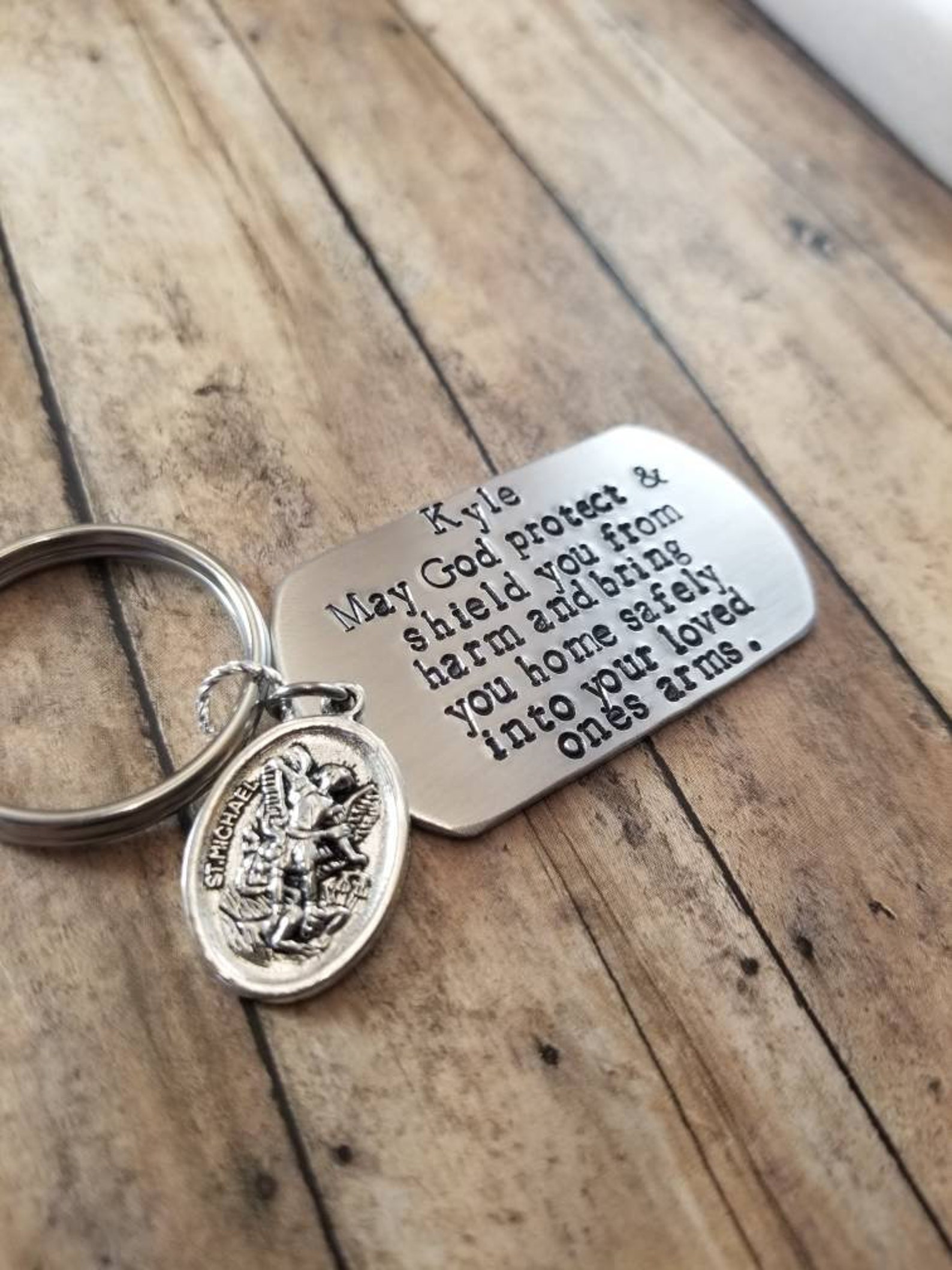 Police Officer prayer Key Chain State Trooper gift LEO Thin | Etsy