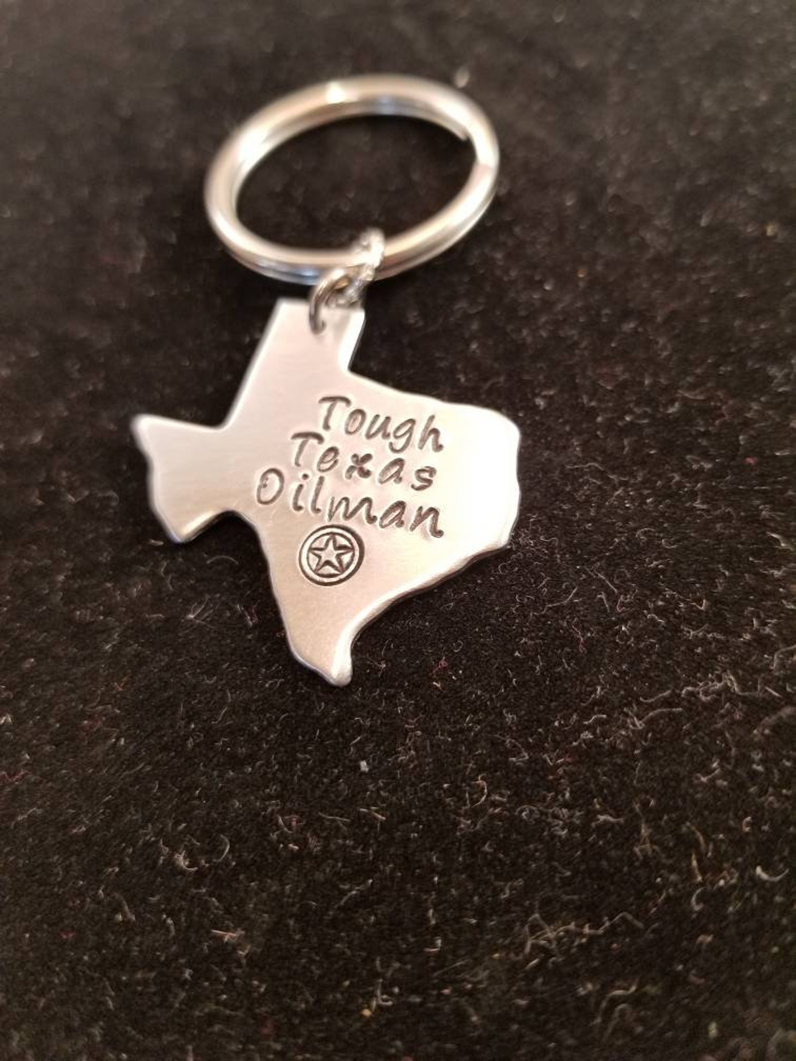 Texas Oilfield Key Chain Tough Texas Oilman Oilfield Key | Etsy