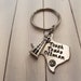 Texas Oilfield Key Chain, Tough Texas Oilman, Oil Derrick Key Chain ...