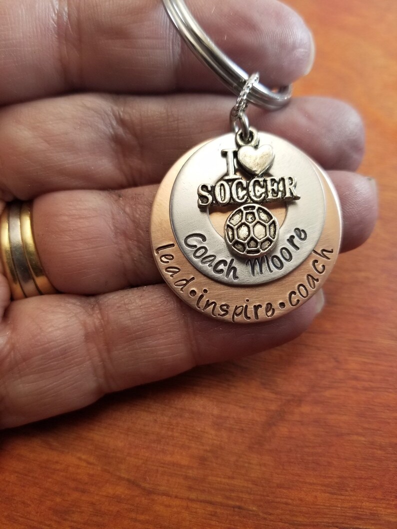 Soccer Coach Key Chain, Soccer Coach Gift, I Love Soccer, Coach ...