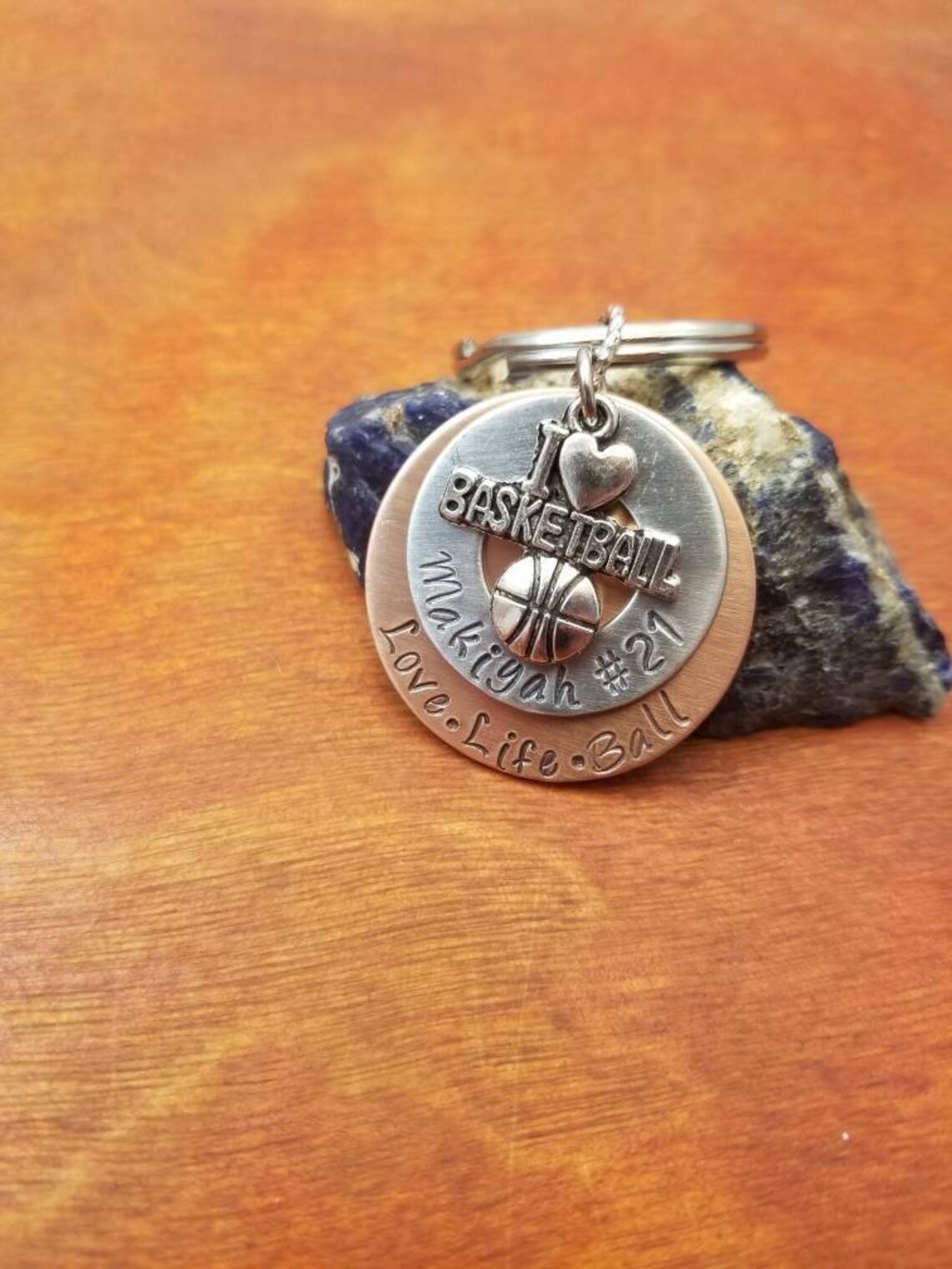 Basketball Player Key Chain, Love Life Ball, Sports Gift, Basketball ...