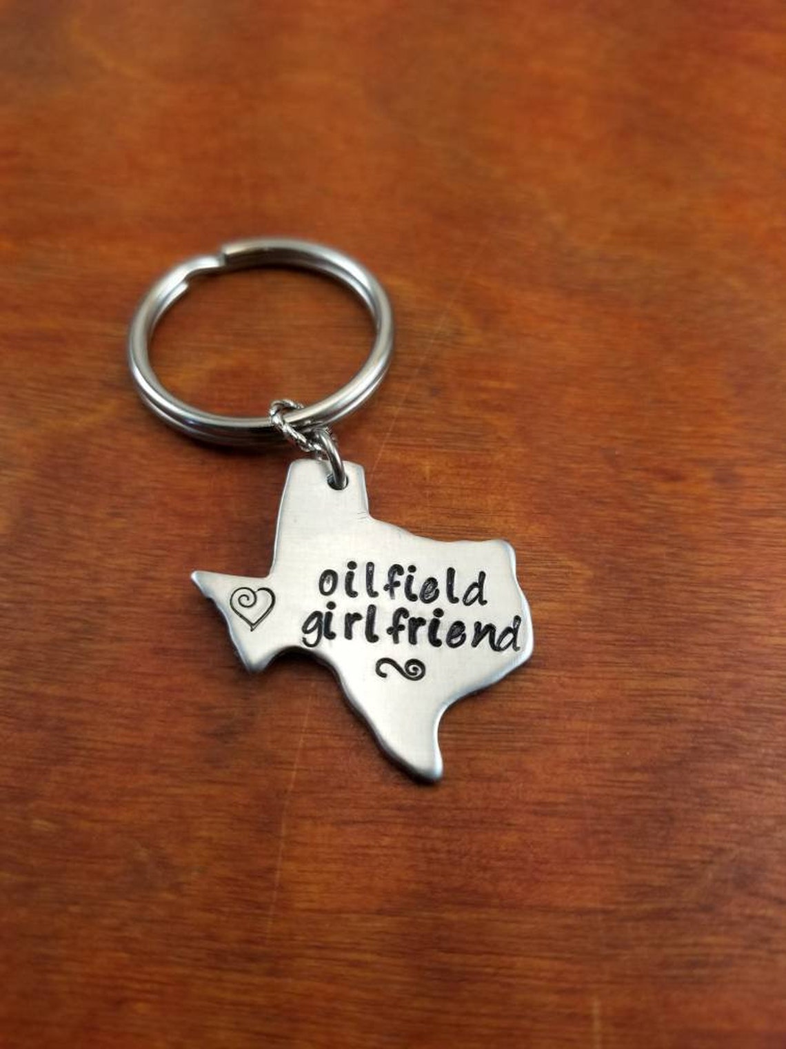 Texas Oilfield Girlfriend Key Chain Oilfield Girlfriend - Etsy