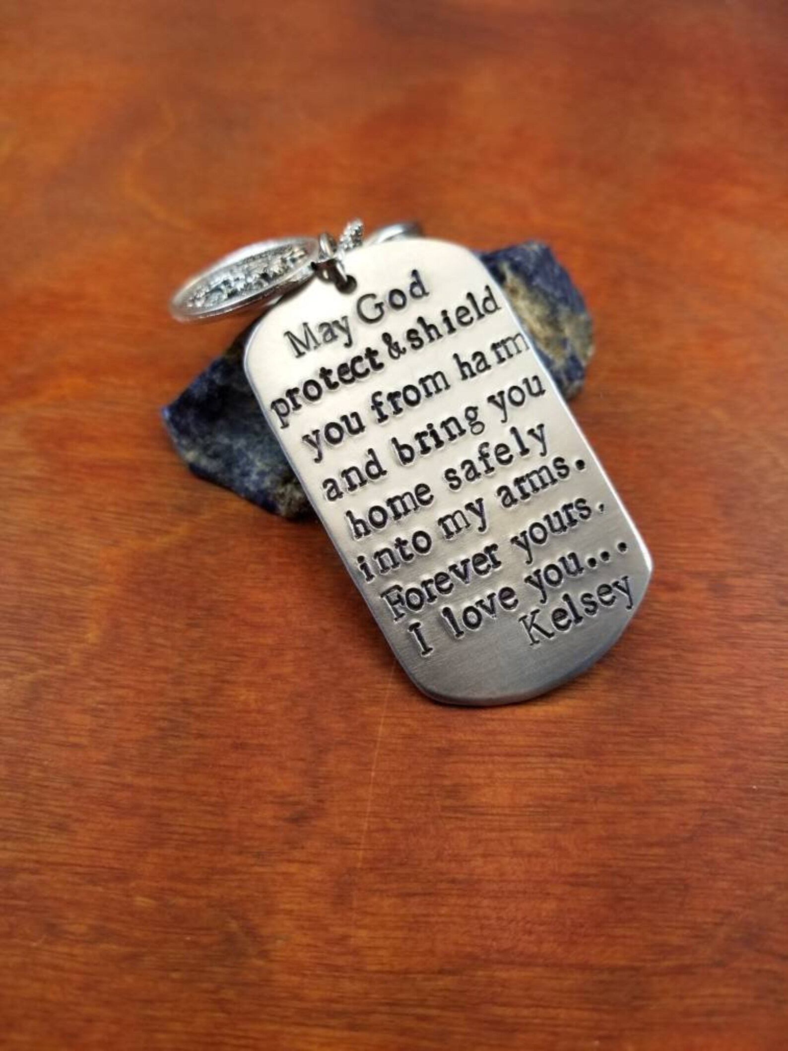 Police Prayer Key Chain, Protect and Shield, Fireman Gift, St Michael ...