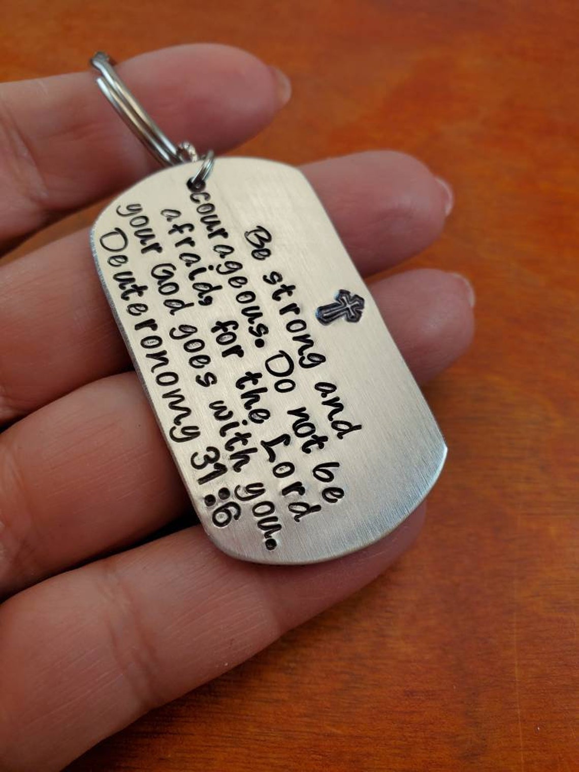 Deuteronomy 31:6 Bible Verse Jewelry Confirmation Gift - Etsy