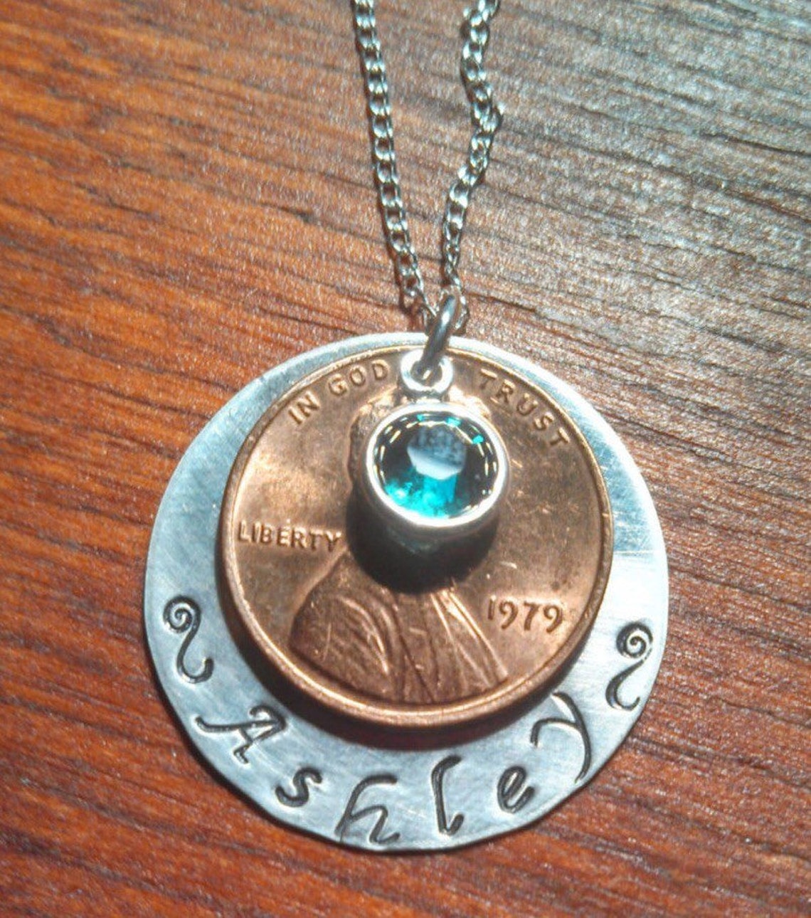 Personalized Birth Year Penny Necklace - Etsy