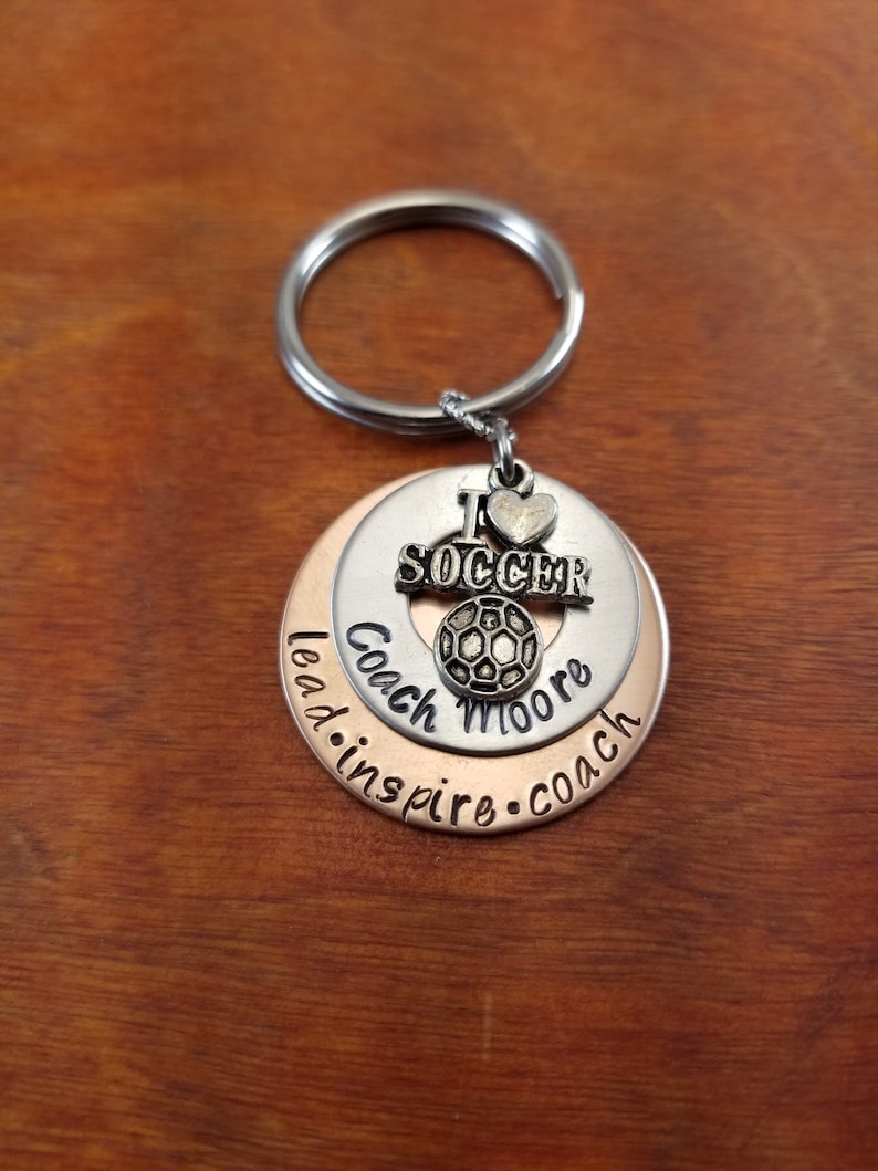 Soccer Coach Key Chain, Soccer Coach Gift, I Love Soccer, Coach ...