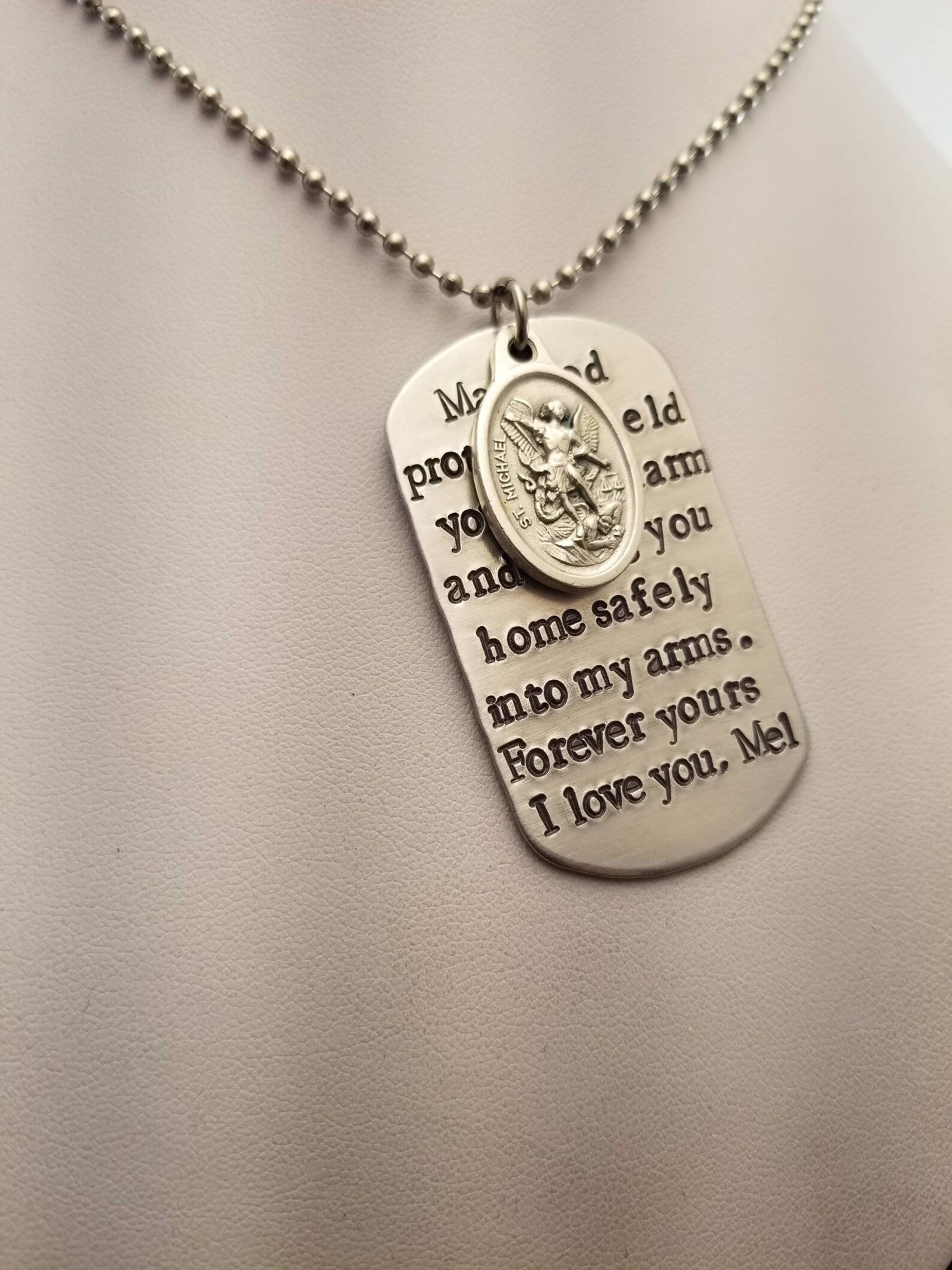 Police Prayer Key Chain, Protect and Shield, Fireman Gift, St Michael ...