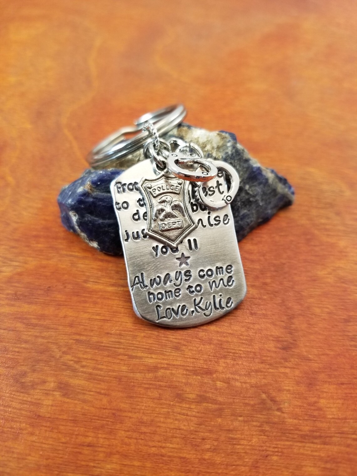 Police Protect and Serve Key Chain Policeman Gift Police Key - Etsy