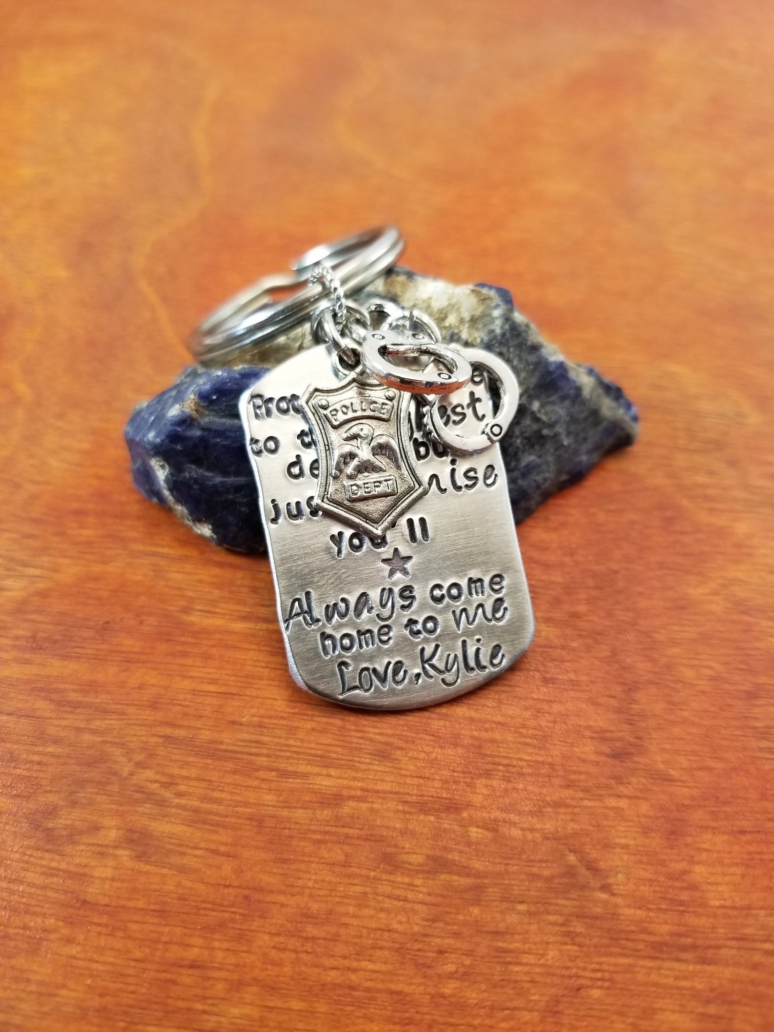 Police Protect and Serve Key Chain Policeman Gift Police Key - Etsy