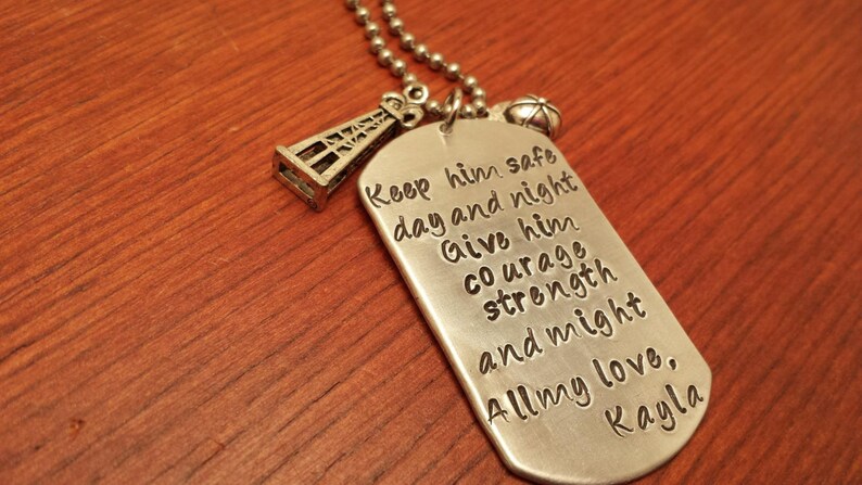 Oilfield Key Chain, Keep Him Safe, Oilfield Gift, Roughneck Key Chain ...