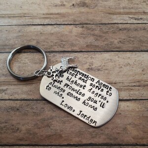 Conservation Agent Key Chain, Protect and Serve, Game Warden Gift ...