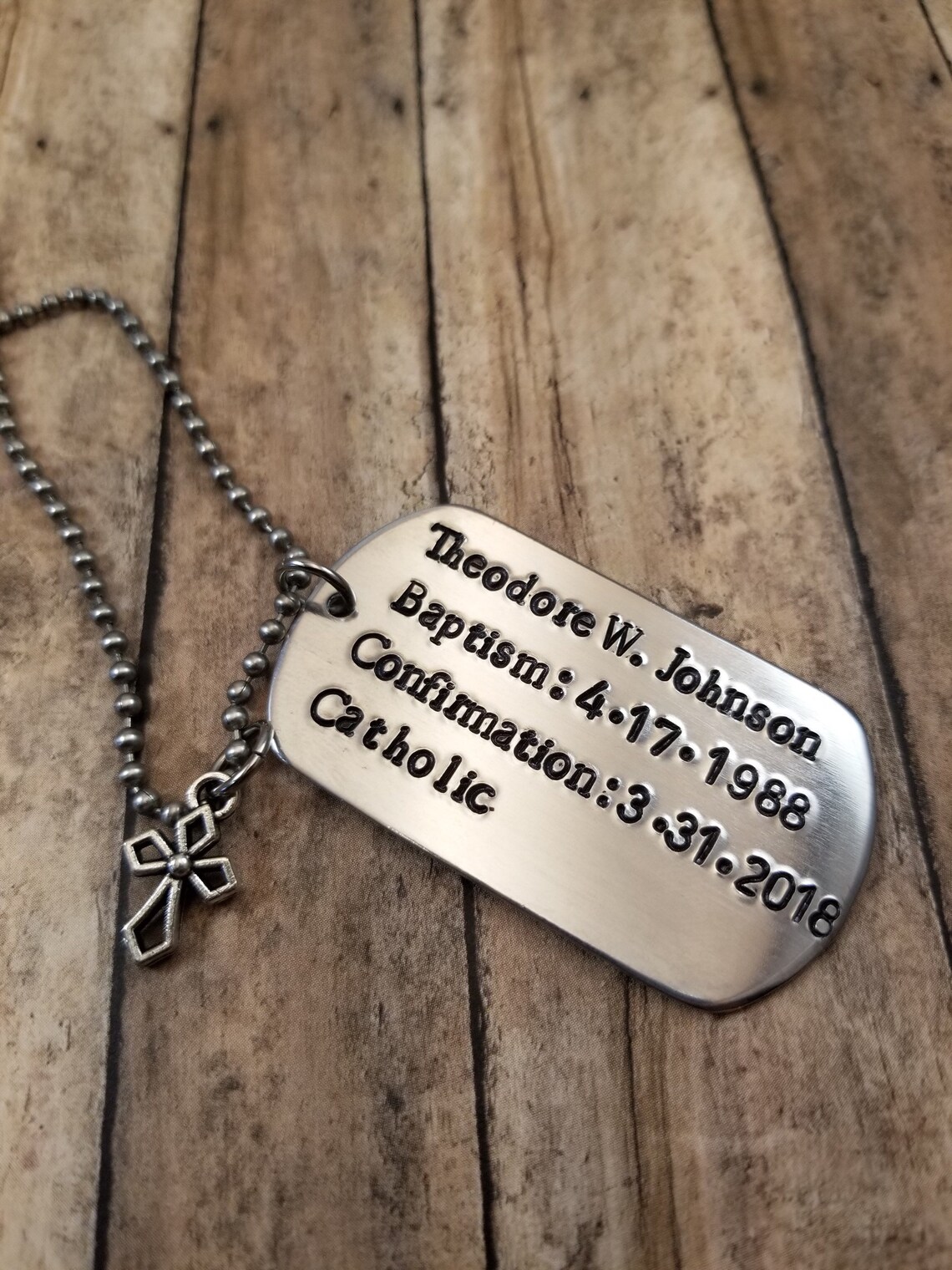 Confirmation Necklace Lutheran Catholic Christian Key - Etsy