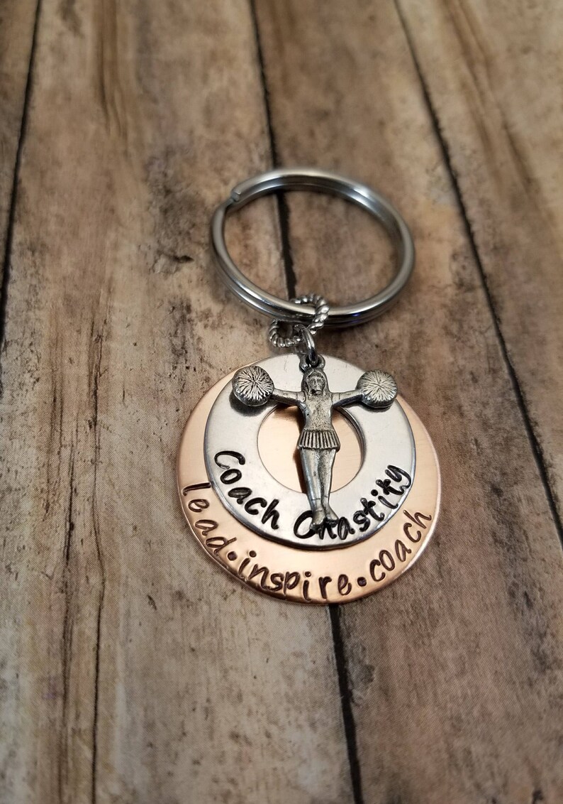 Cheer coach key chain coach gift Cheer gift cheer leading | Etsy