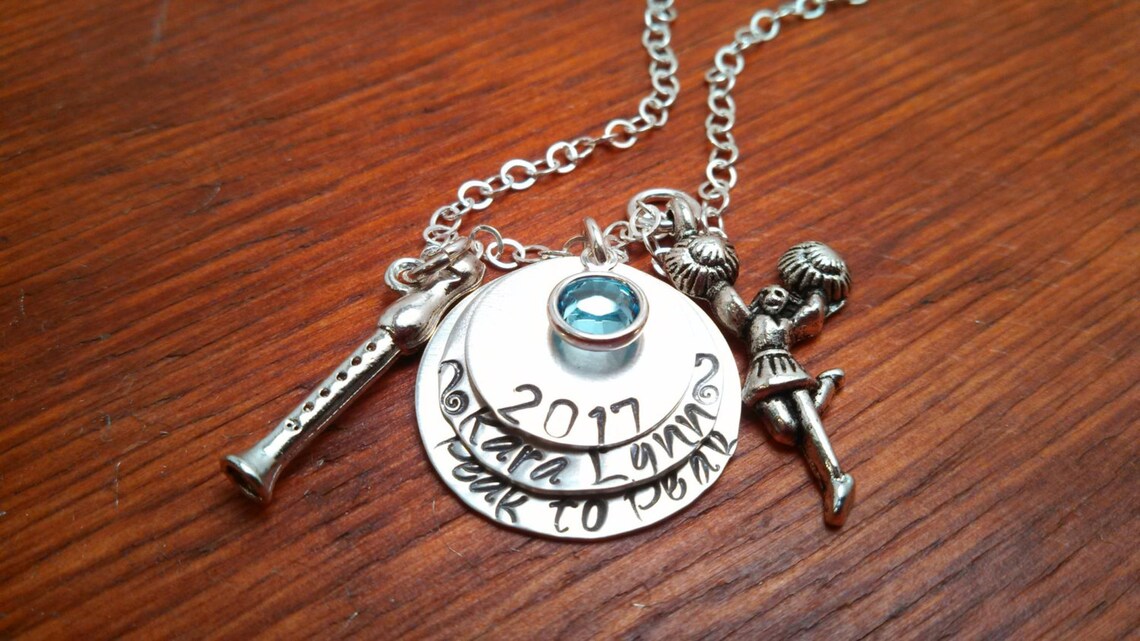 Graduation necklace gift graduating class Class of 2020 | Etsy