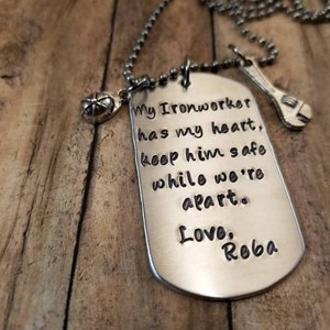 Ironworker Key Chain, Keep Him Safe, Iron Worker Key Chain, Always Come ...