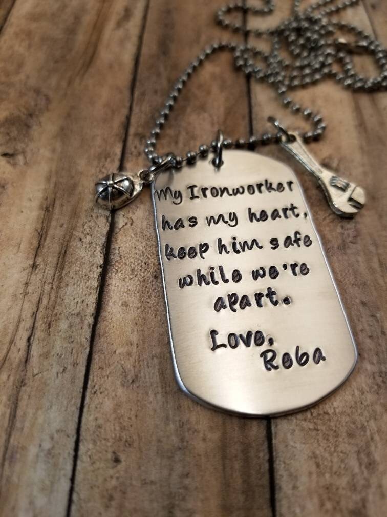 Ironworker Key Chain, Keep Him Safe, Iron Worker Key Chain, Always Come ...