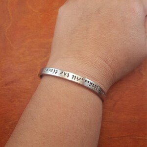 God is Good All the Time Inspirational Cuff Bracelet, Religious Gift ...