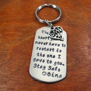 Paramedic First Responder Key Chain, EMT Be Safe Gift, Thin White Line ...