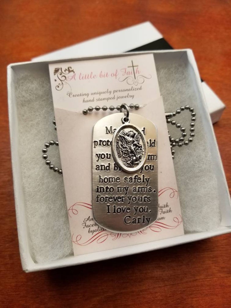 Police Prayer Key Chain, Protect and Shield, Fireman Gift, St Michael ...