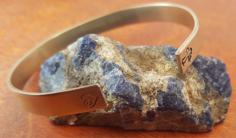 God is in Control Inspirational Christian Cuff Bracelet - Etsy