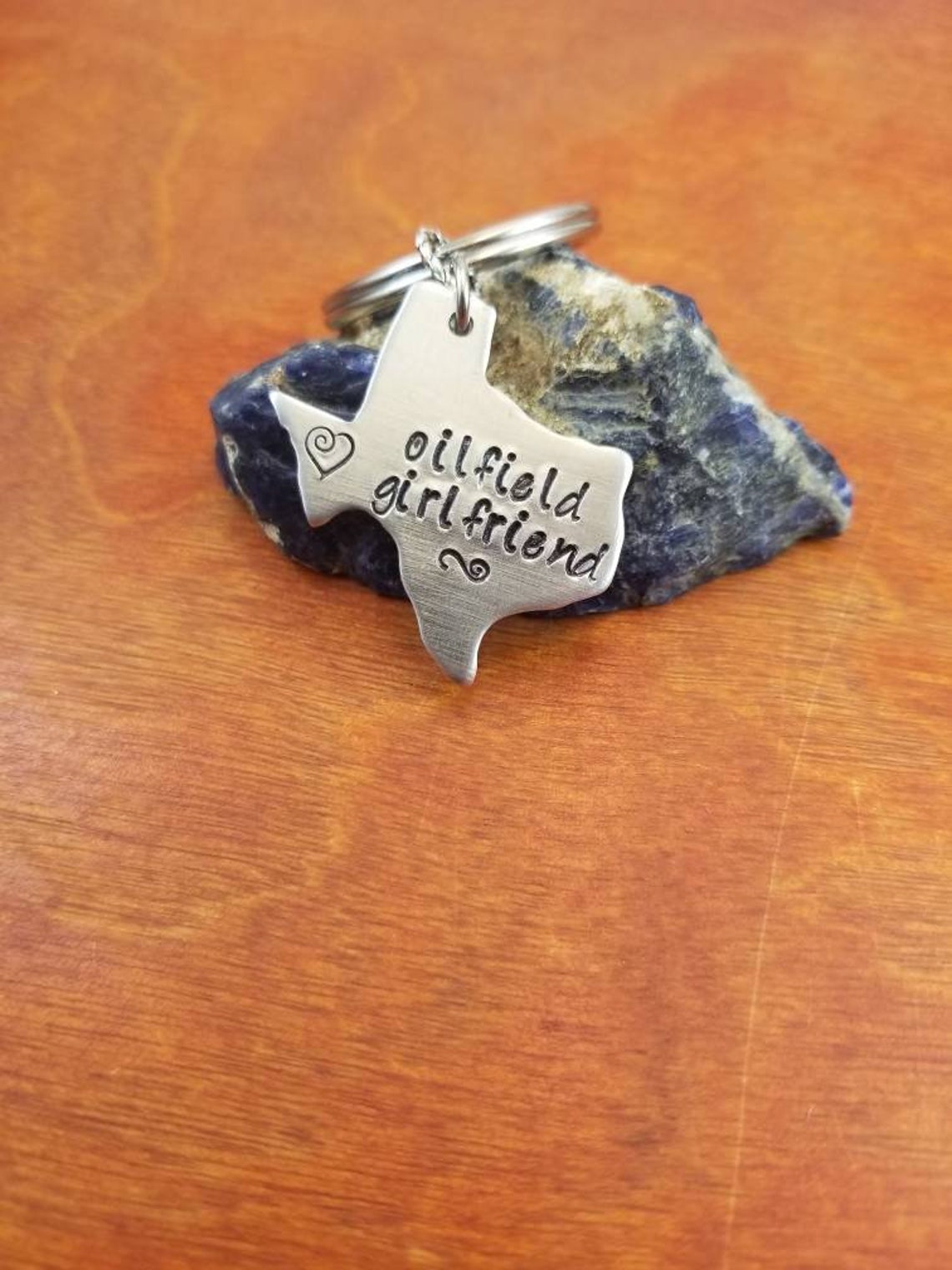 Texas Oilfield Girlfriend Key Chain Oilfield Girlfriend - Etsy