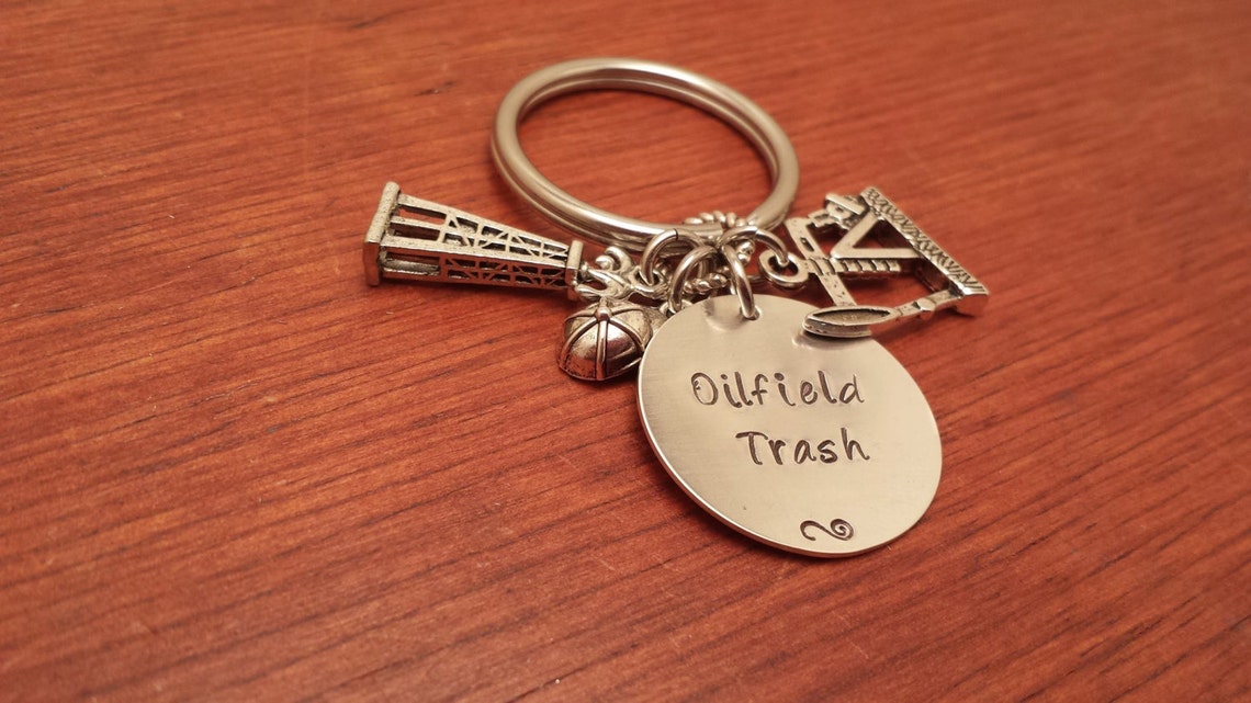 Oilfield Trash Key Chain, Oilfield Key Chain, Oilfield Accessory ...
