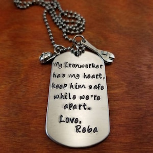 Ironworker Key Chain, Keep Him Safe, Iron Worker Key Chain, Always Come ...