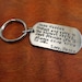 Hand Stamped Personalized Game Warden Key Chain, Protect and Serve ...