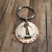 Oilfield Wife Key Chain, My Heart is on the Rig, Roughneck Keychain ...