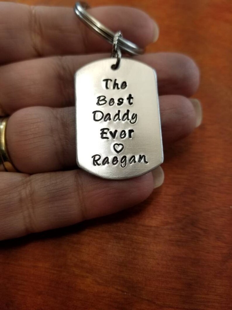 Best Daddy Key Chain Father's Day Gift the Best Daddy | Etsy