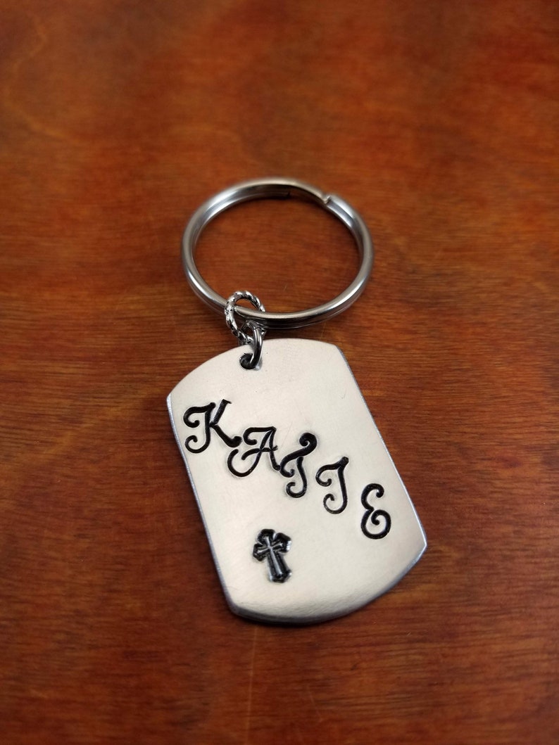 Personalized Name Key Chain Christian Gift Christian - Etsy