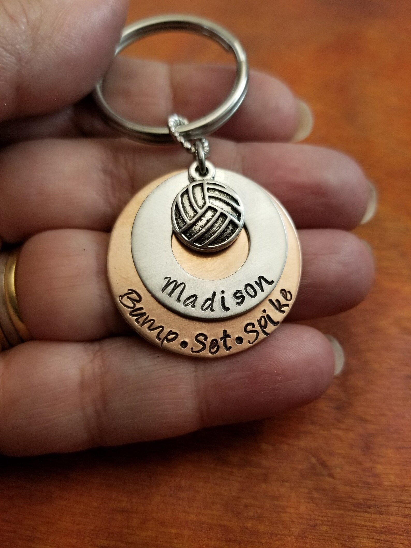 Volleyball Player Key Chain Bump Set Spike Volleyball Coach - Etsy