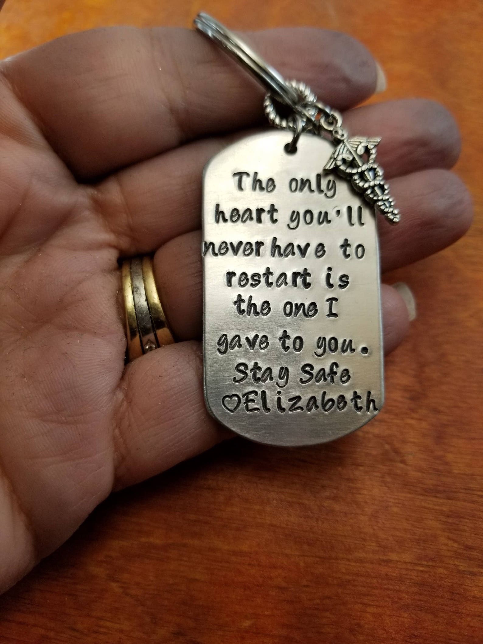 Paramedic First Responder Key Chain, EMT Be Safe Gift, Thin White Line ...