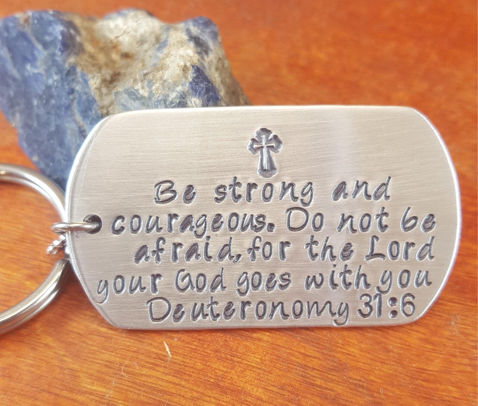 Deuteronomy 31:6 Bible Verse Jewelry Confirmation Gift | Etsy
